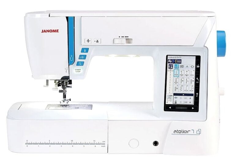Review of the Janome Atelier 7 Sewing Machine – SewingMachineGuide.co.uk