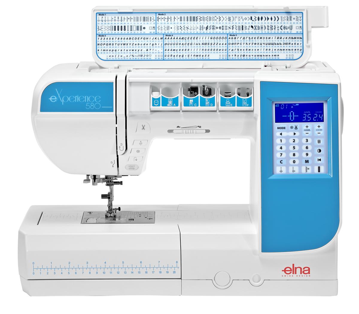 Elna eXperience Sewing Machines — Comparison of the 550, 560, 570 & 580 ...